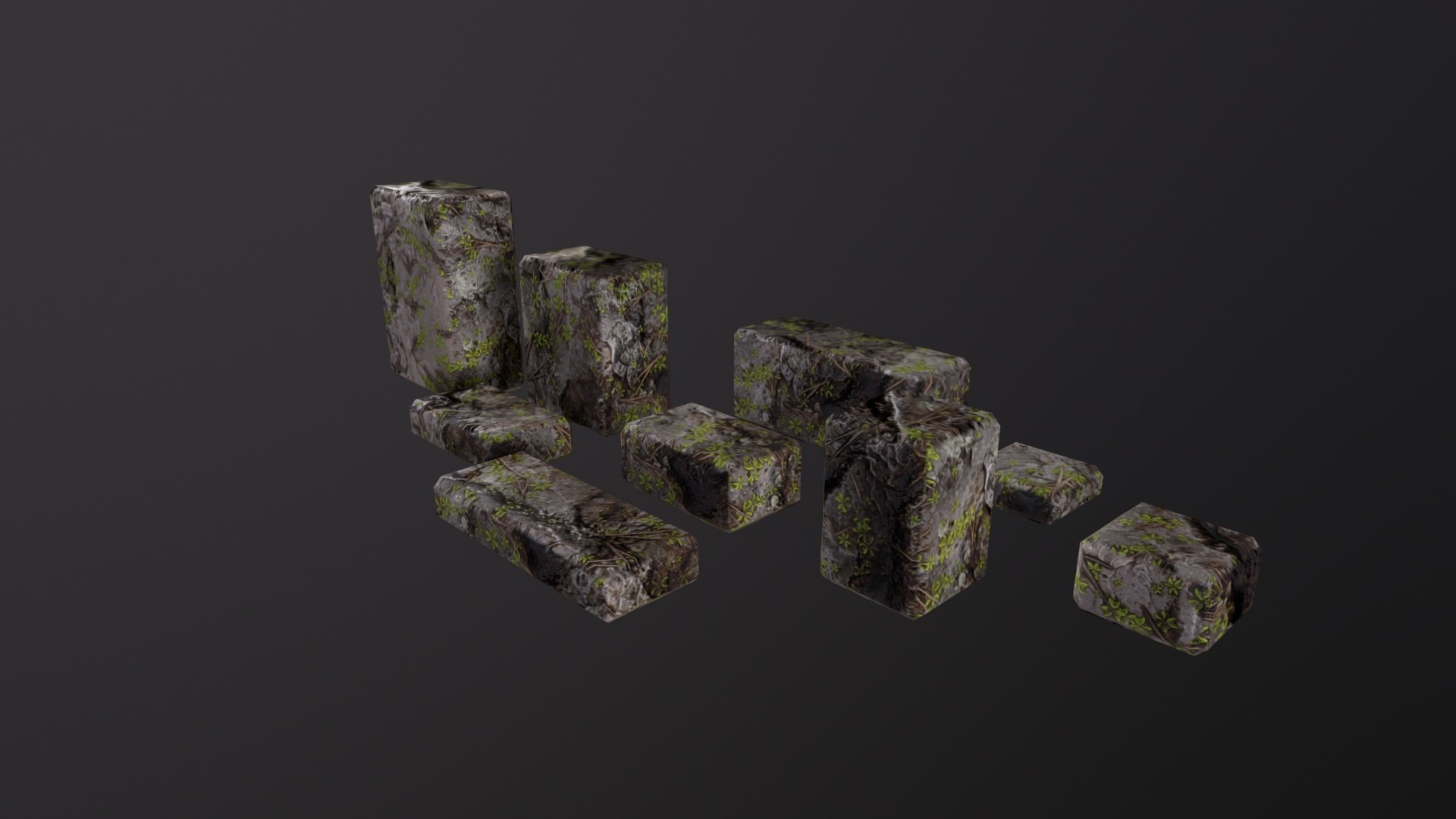 Stone Bricks 3D Model - TurboSquid 2118689