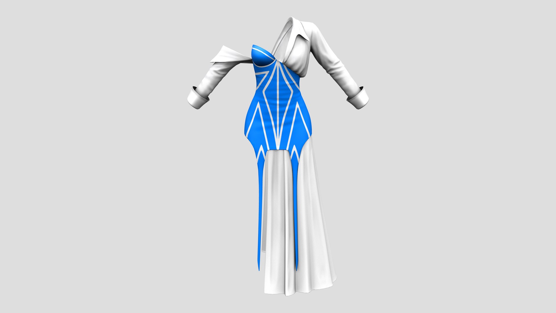 3D model Female Fashion Diva Outfit - TurboSquid 1949687