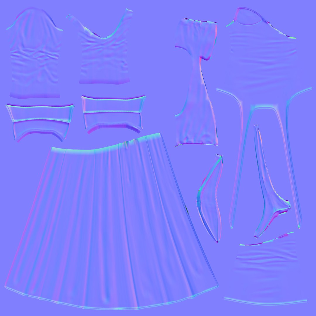 3D model Female Fashion Diva Outfit - TurboSquid 1949687