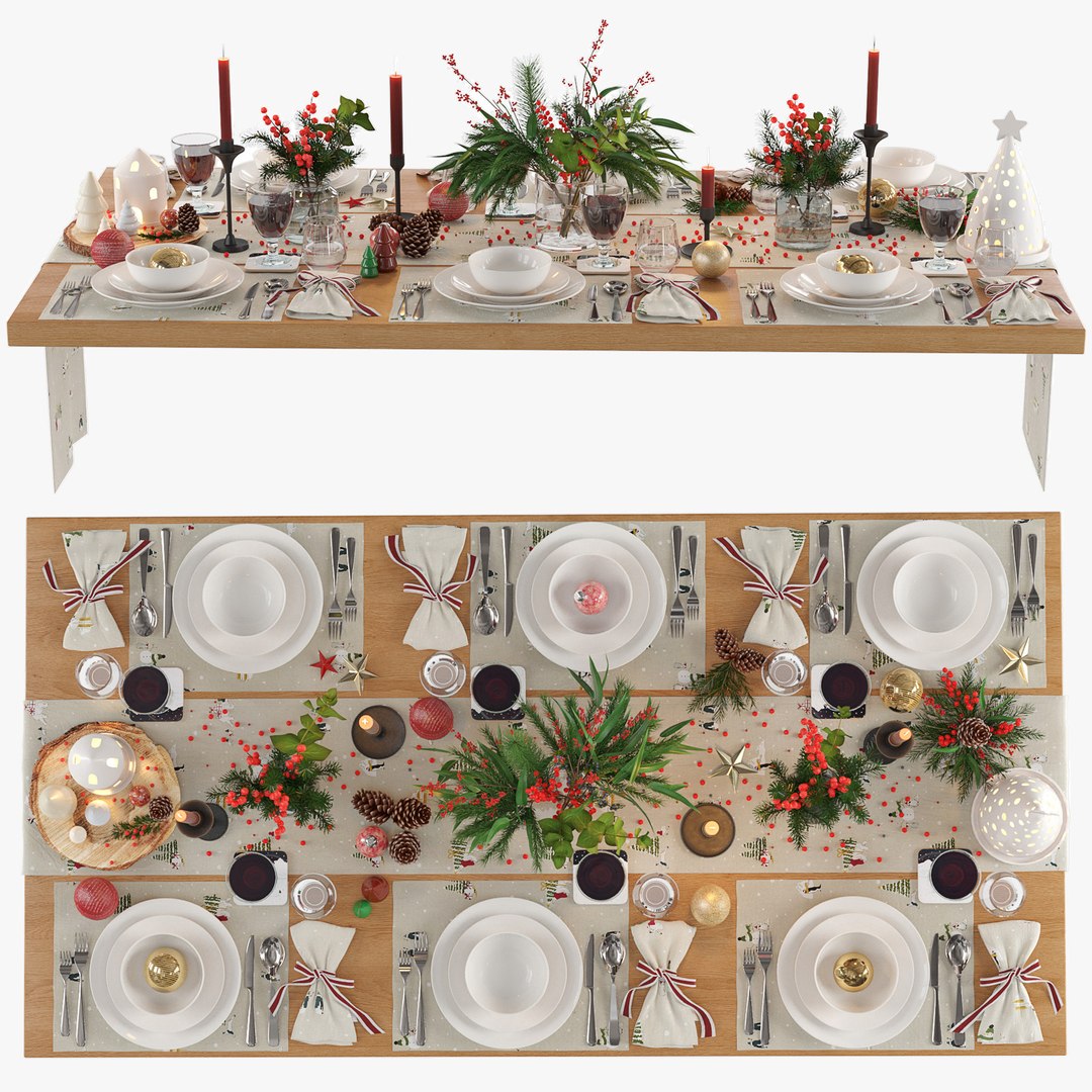 Table Setting 15 3D Model - TurboSquid 2198663