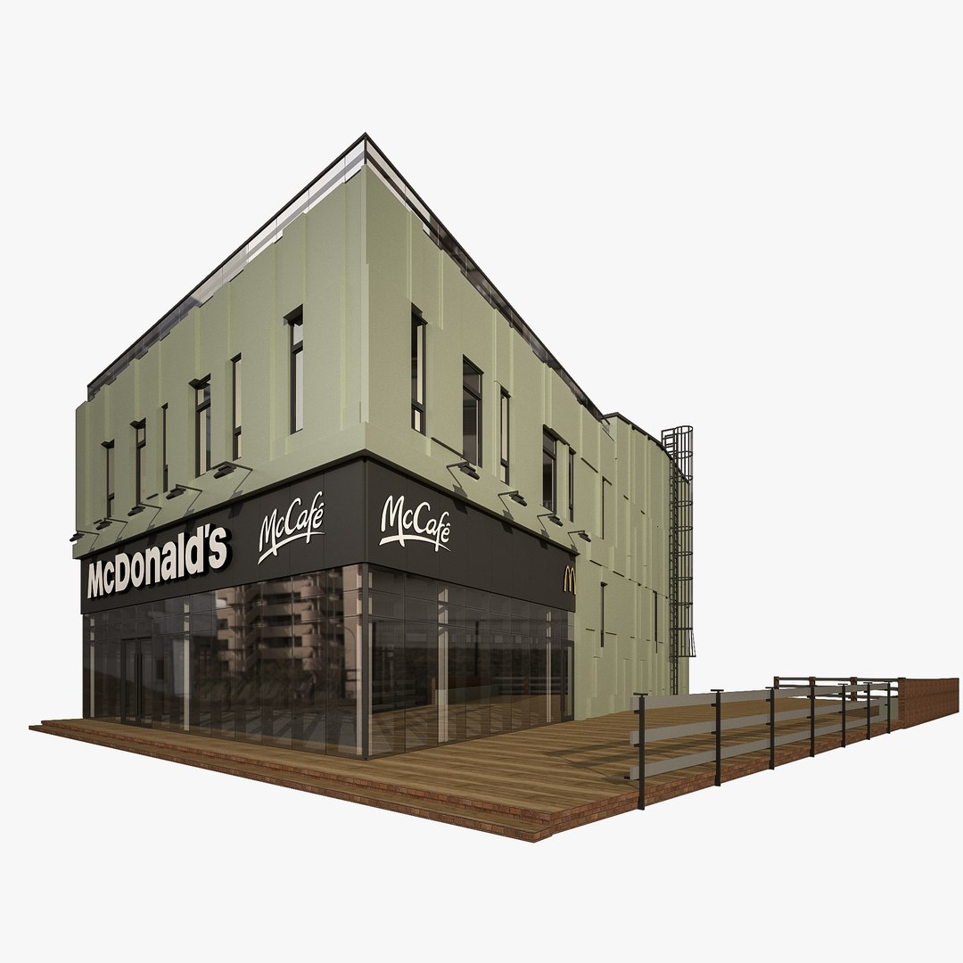 3D model mcdonald s restaurant - TurboSquid 1700733