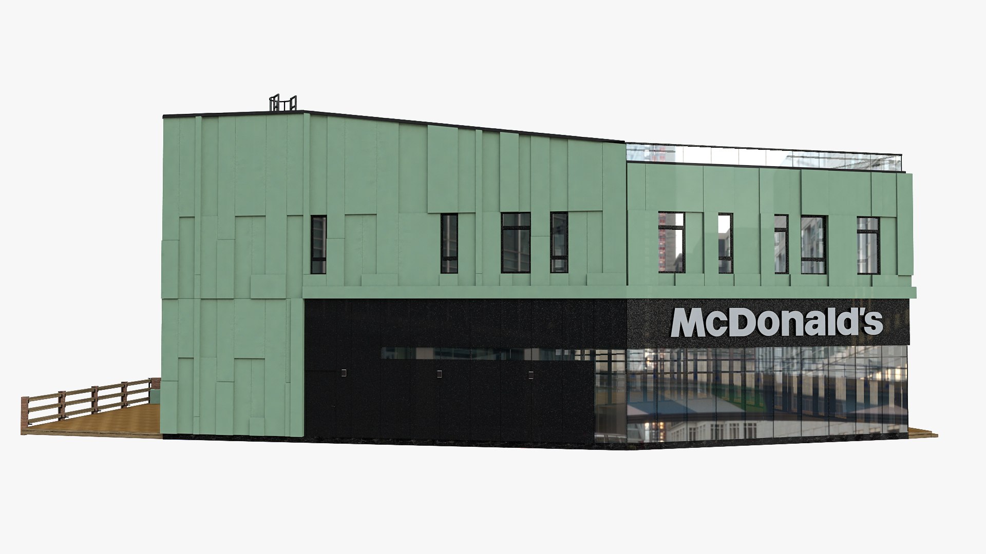 3D Model Mcdonald S Restaurant - TurboSquid 1700733