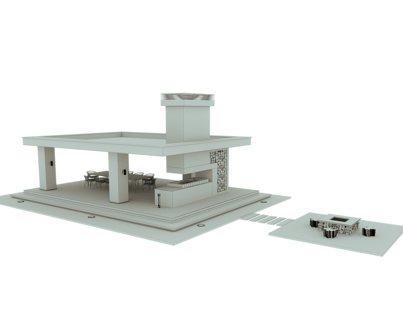 MODERN REST ZONE 3D Model - TurboSquid 2031684