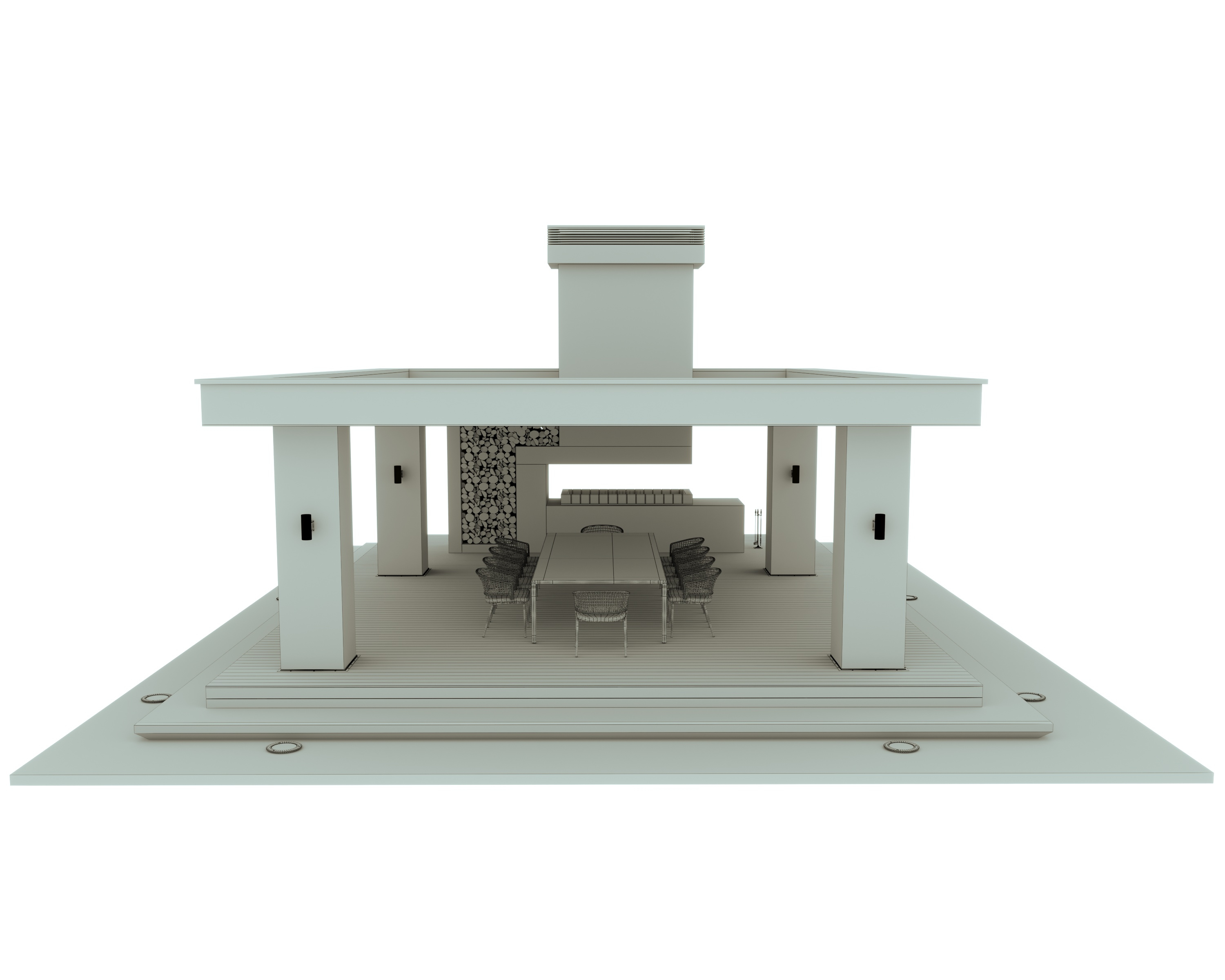 MODERN REST ZONE 3D model - TurboSquid 2031684