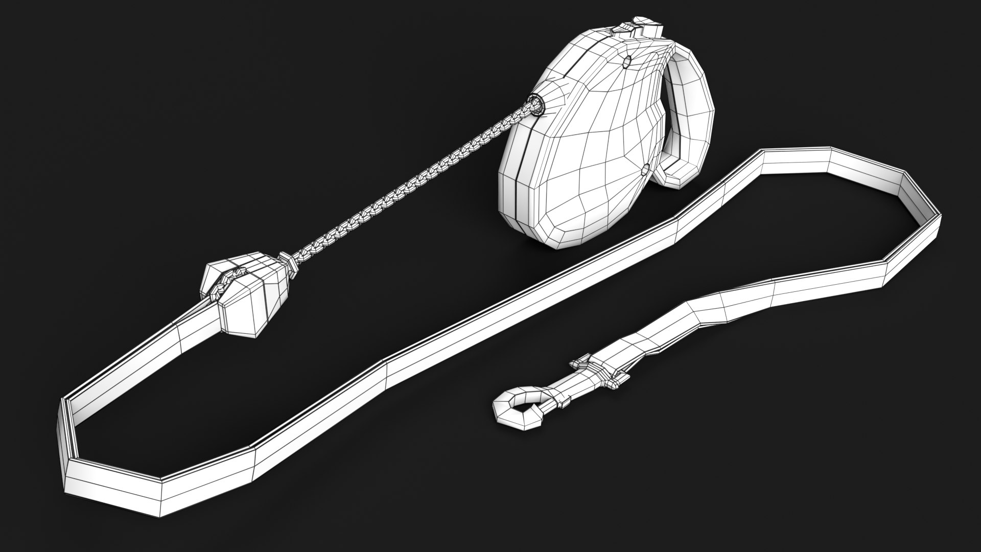 3D Model Retractable Dog Leash - TurboSquid 1913394