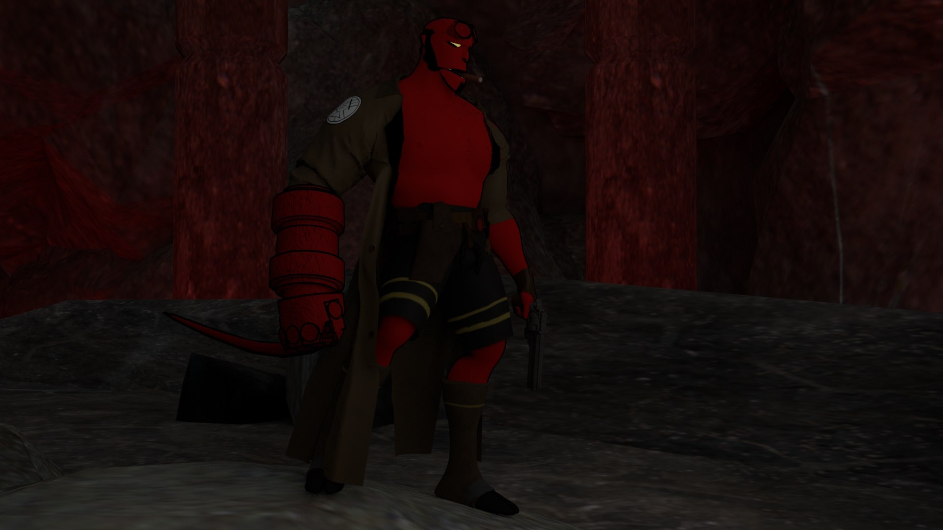 3D Hellboy Rig - TurboSquid 2060496