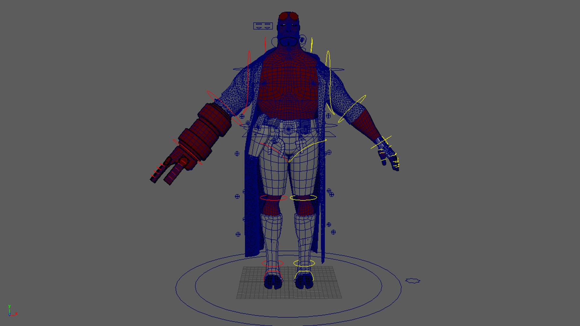 3D Hellboy Rig - TurboSquid 2060496