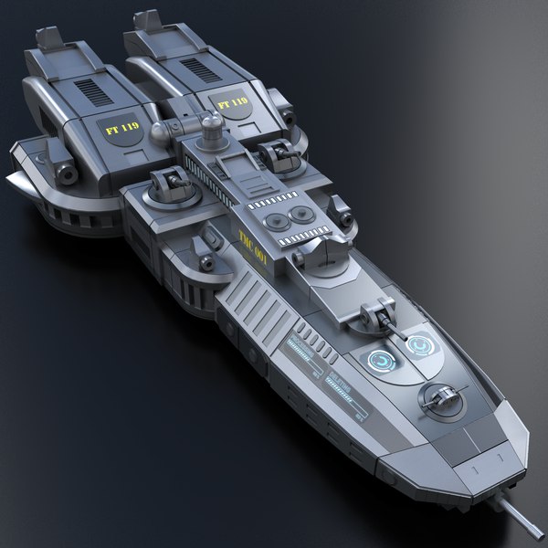 c4d space heavy cruiser