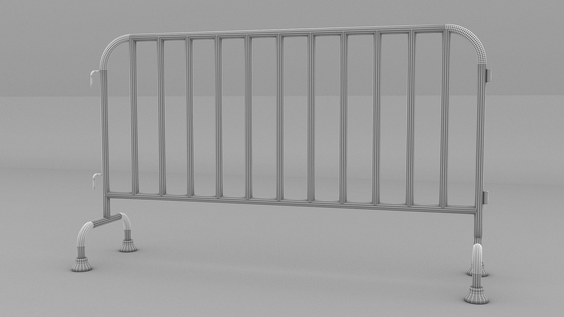 Road Blockade Model - TurboSquid 1537387