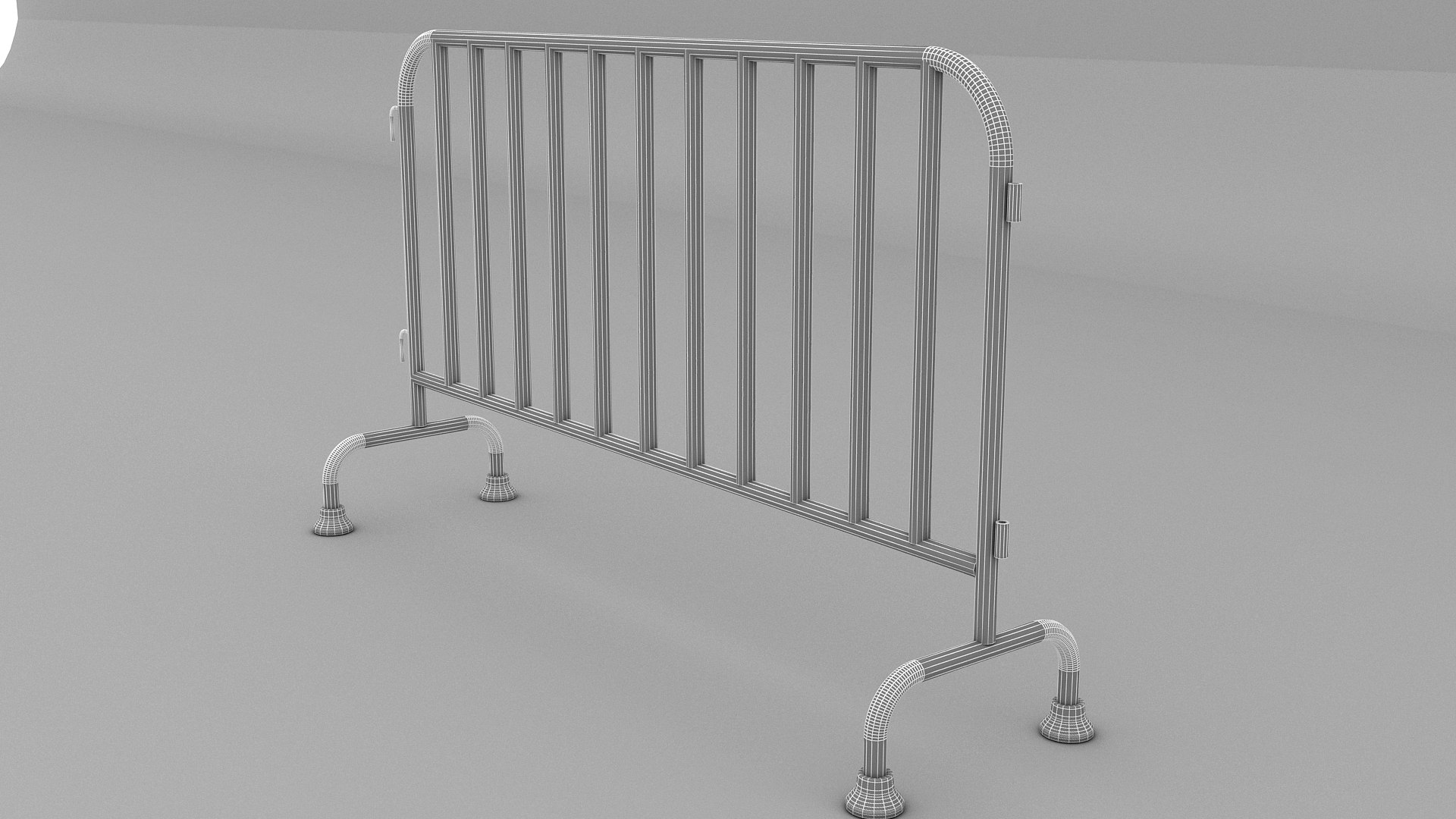 Road Blockade Model - TurboSquid 1537387