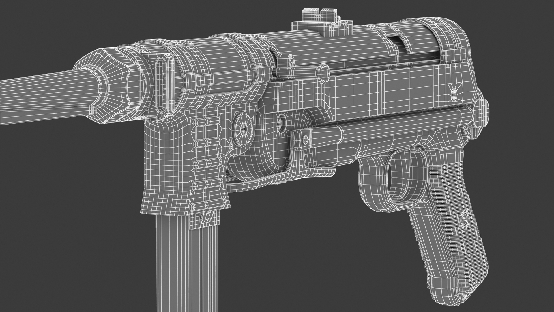 3D MP 40 model - TurboSquid 1810594