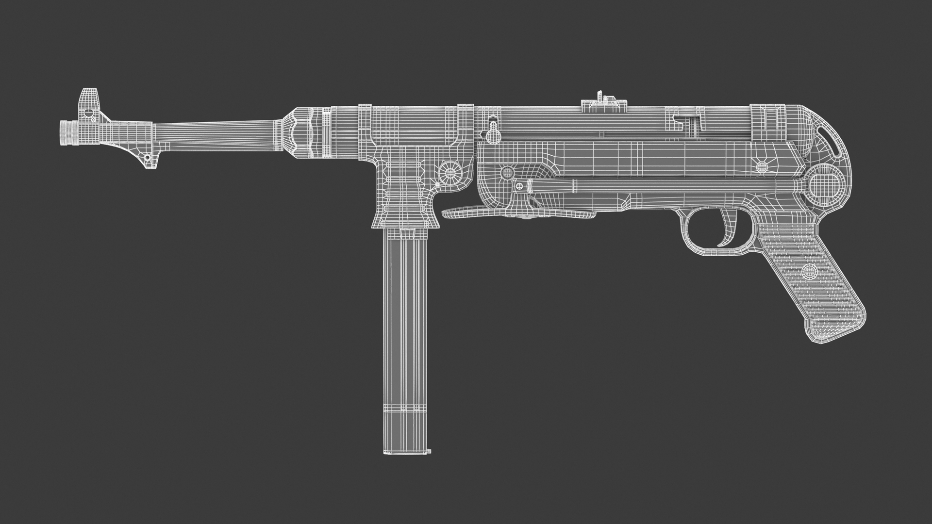 3D MP 40 model - TurboSquid 1810594