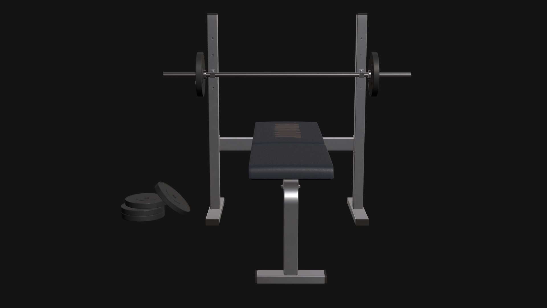 3D Bench Press - TurboSquid 2350845