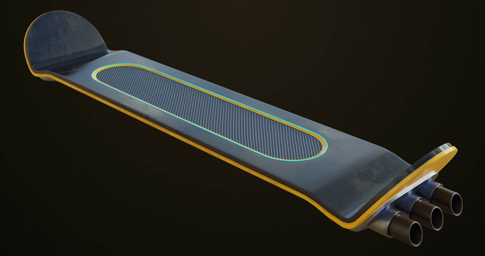 3D Sic-Fi Hoverboard 5 All PBR Unity UE Textures Included - TurboSquid ...