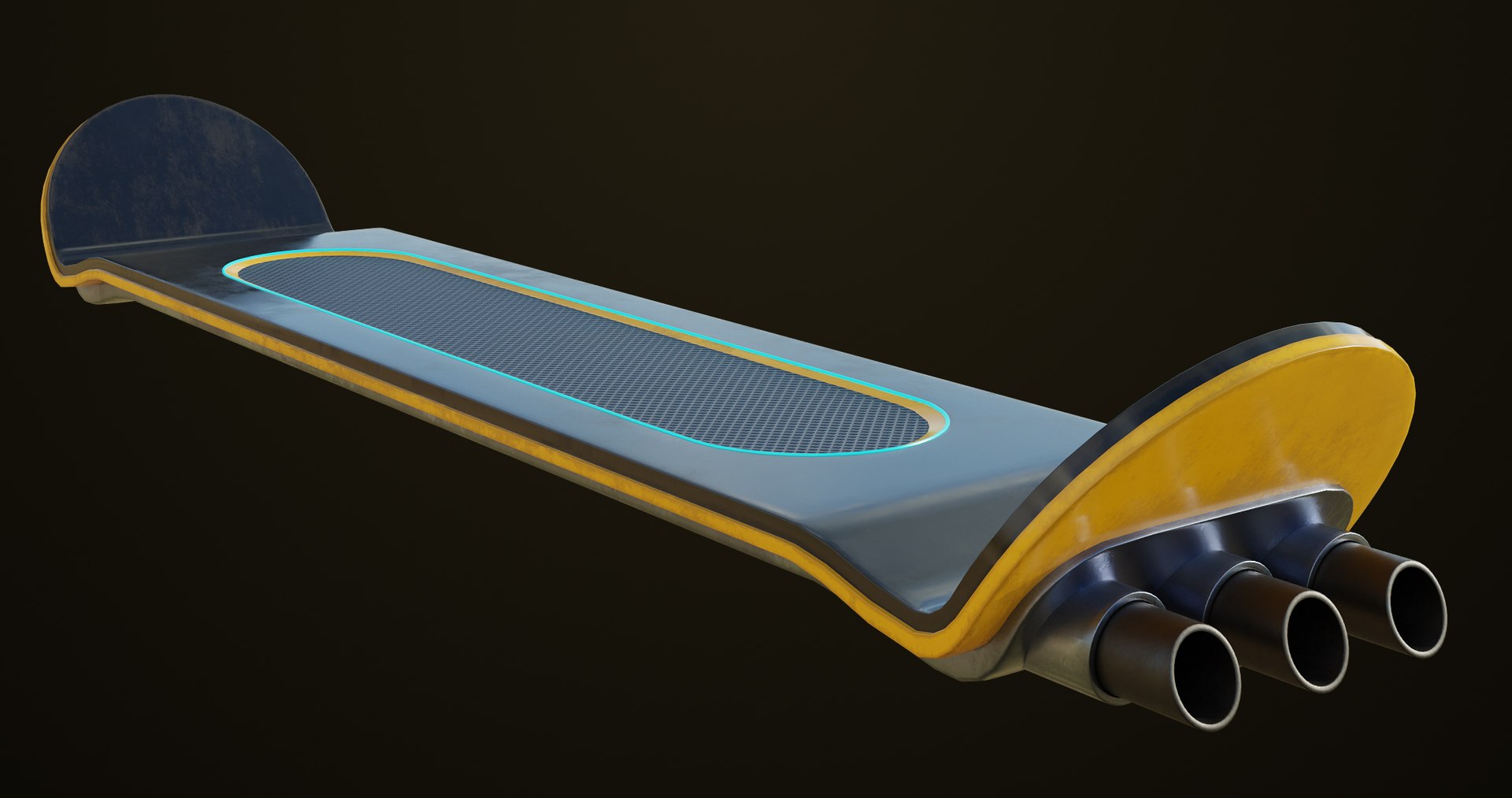 3D Sic-Fi Hoverboard 5 All PBR Unity UE Textures Included - TurboSquid 2002357