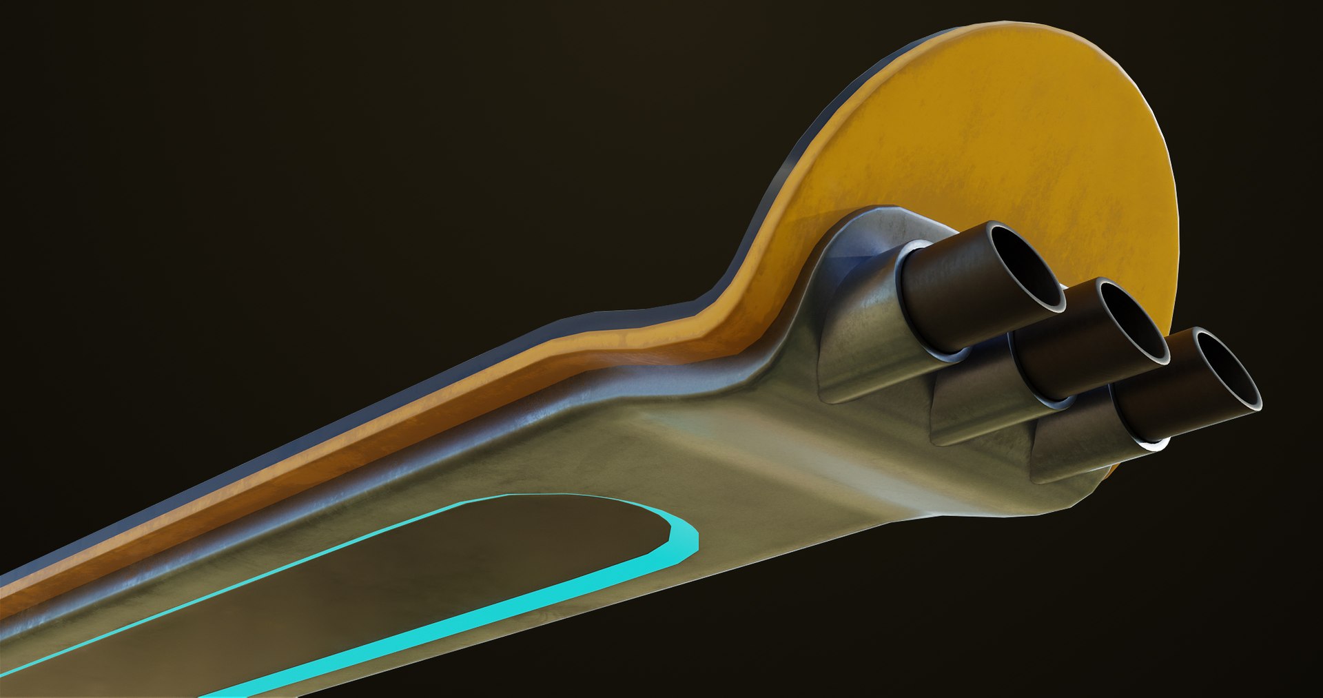 3D Sic-Fi Hoverboard 5 All PBR Unity UE Textures Included - TurboSquid ...