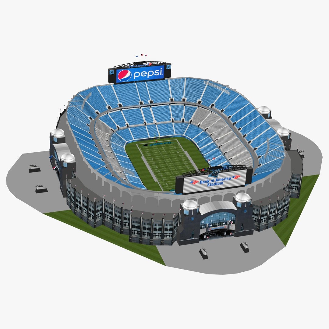 3d Model Bank America Stadium