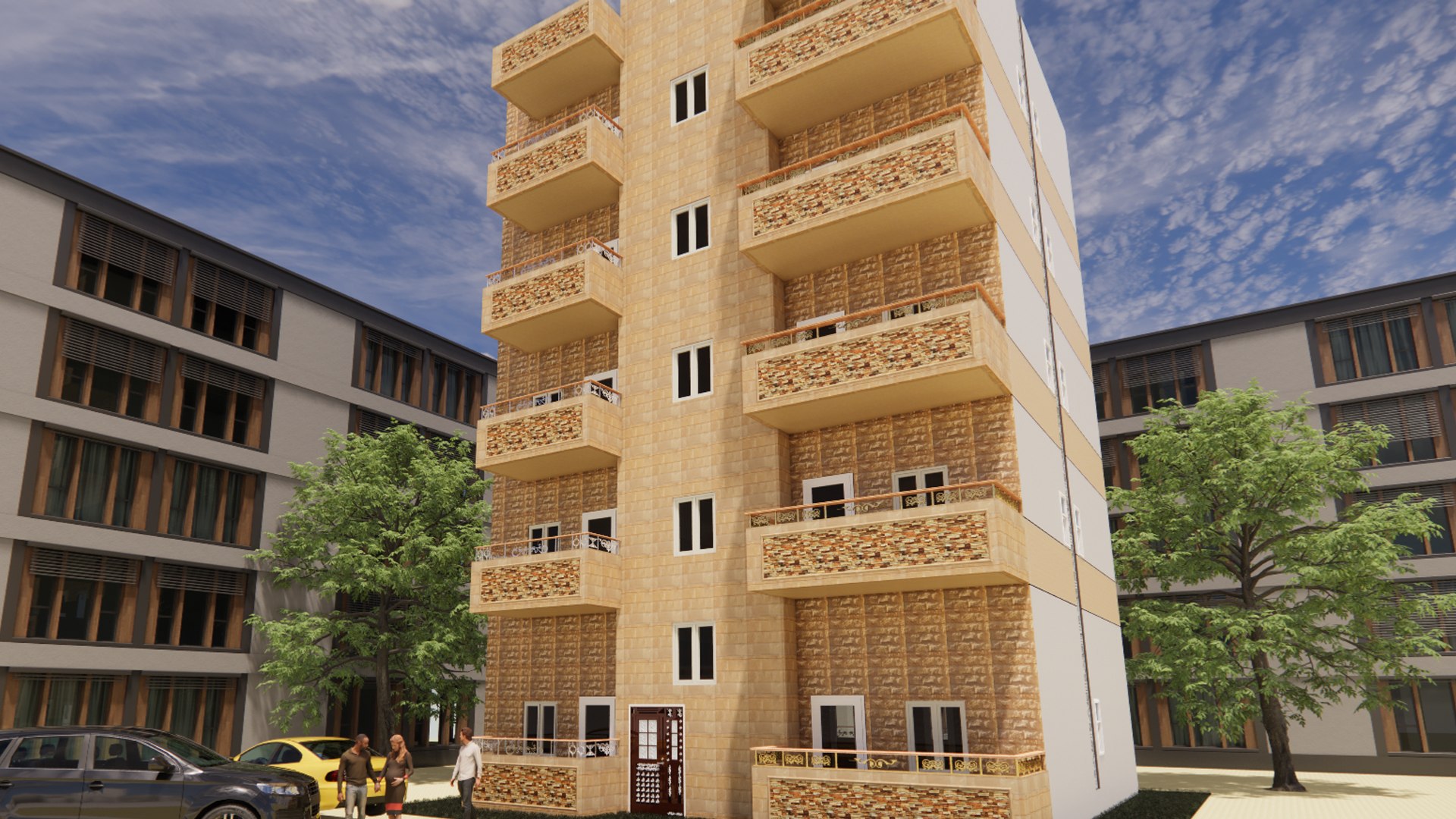 3D Classic Rowhouse 3D Model - TurboSquid 2061560