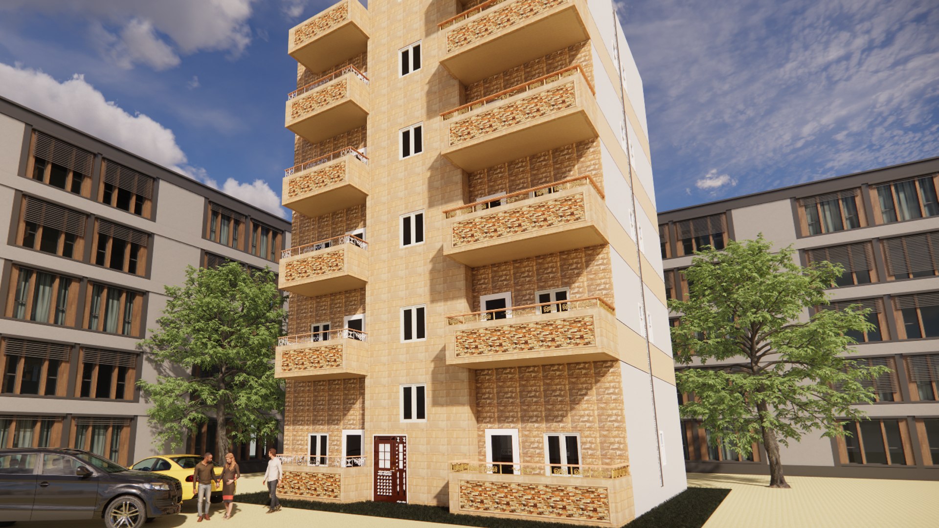 3D Classic Rowhouse 3D Model - TurboSquid 2061560