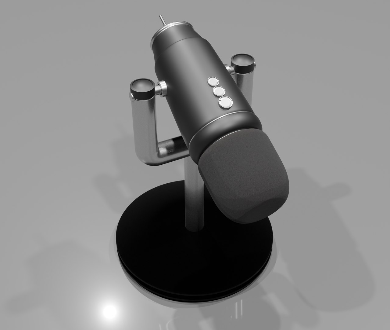3D Model Podcast Microphone - TurboSquid 2073537