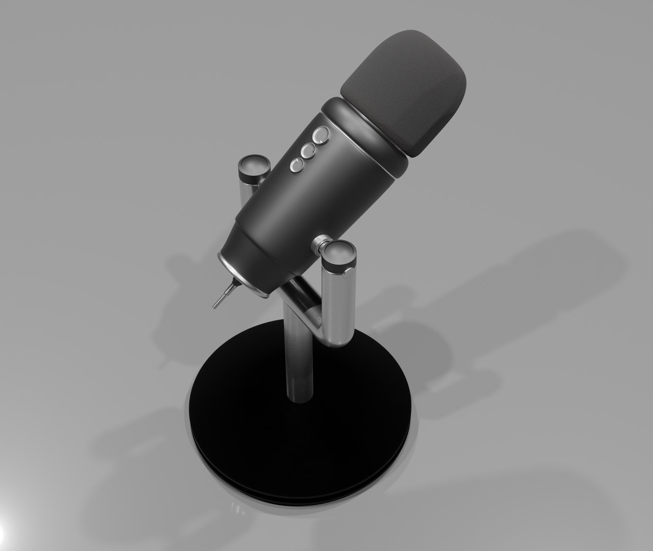 3D Model Podcast Microphone - TurboSquid 2073537