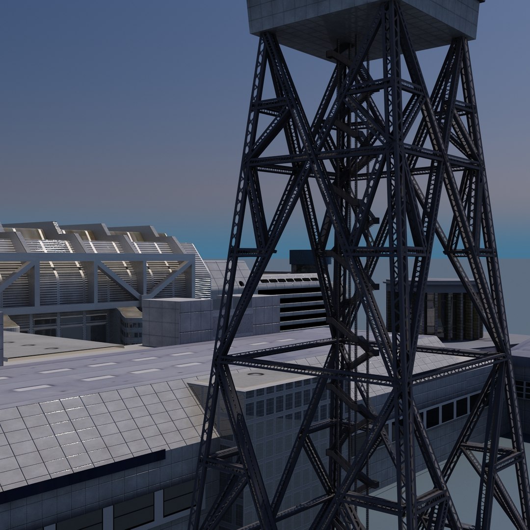 3D Icc Exhibition Radio Tower Model - TurboSquid 1657938