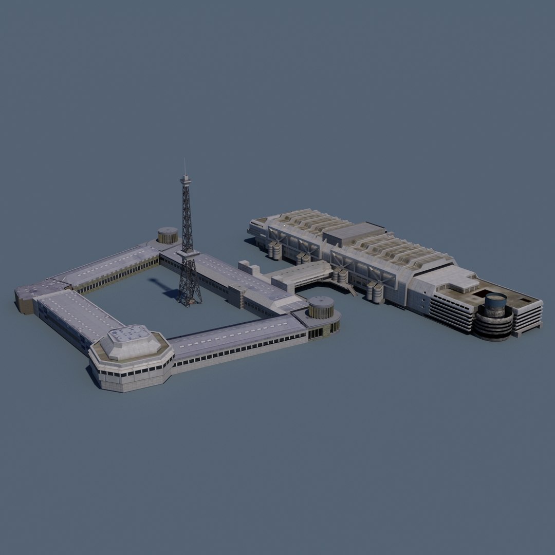 3D Icc Exhibition Radio Tower Model - TurboSquid 1657938