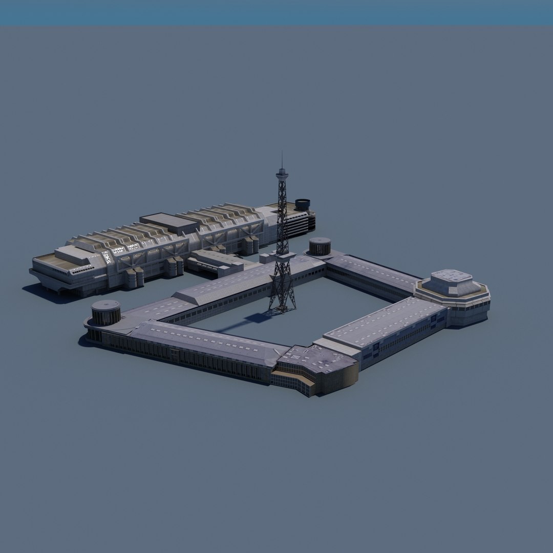 3D Icc Exhibition Radio Tower Model - TurboSquid 1657938