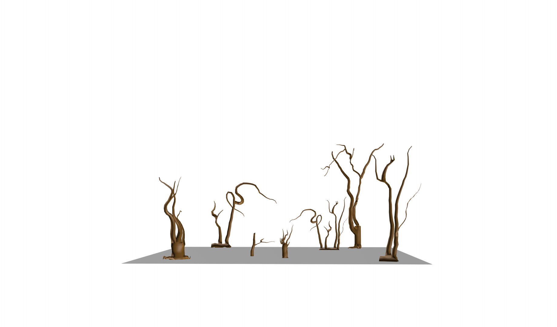 trees salvador dali 3d 3ds