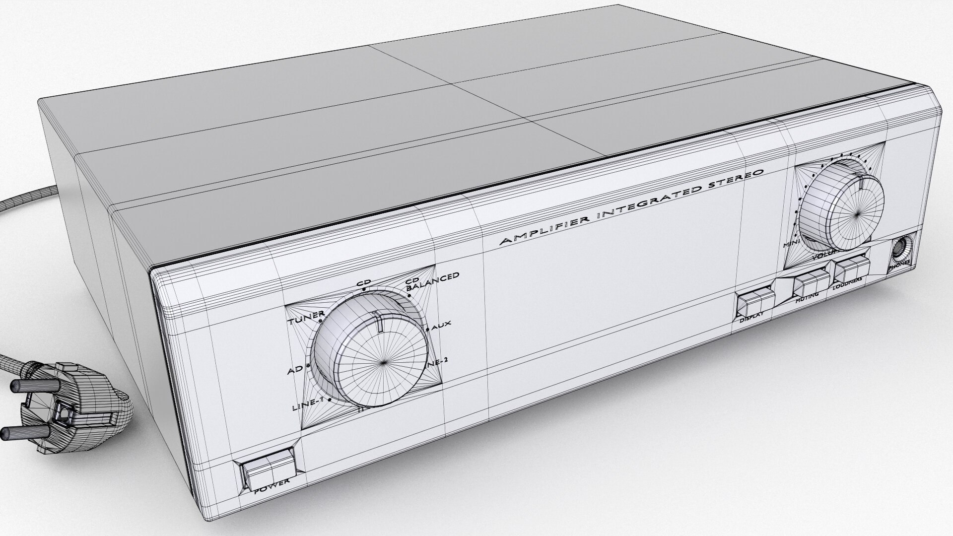 Hifi Amplifier Amp 3D Model - TurboSquid 1585744