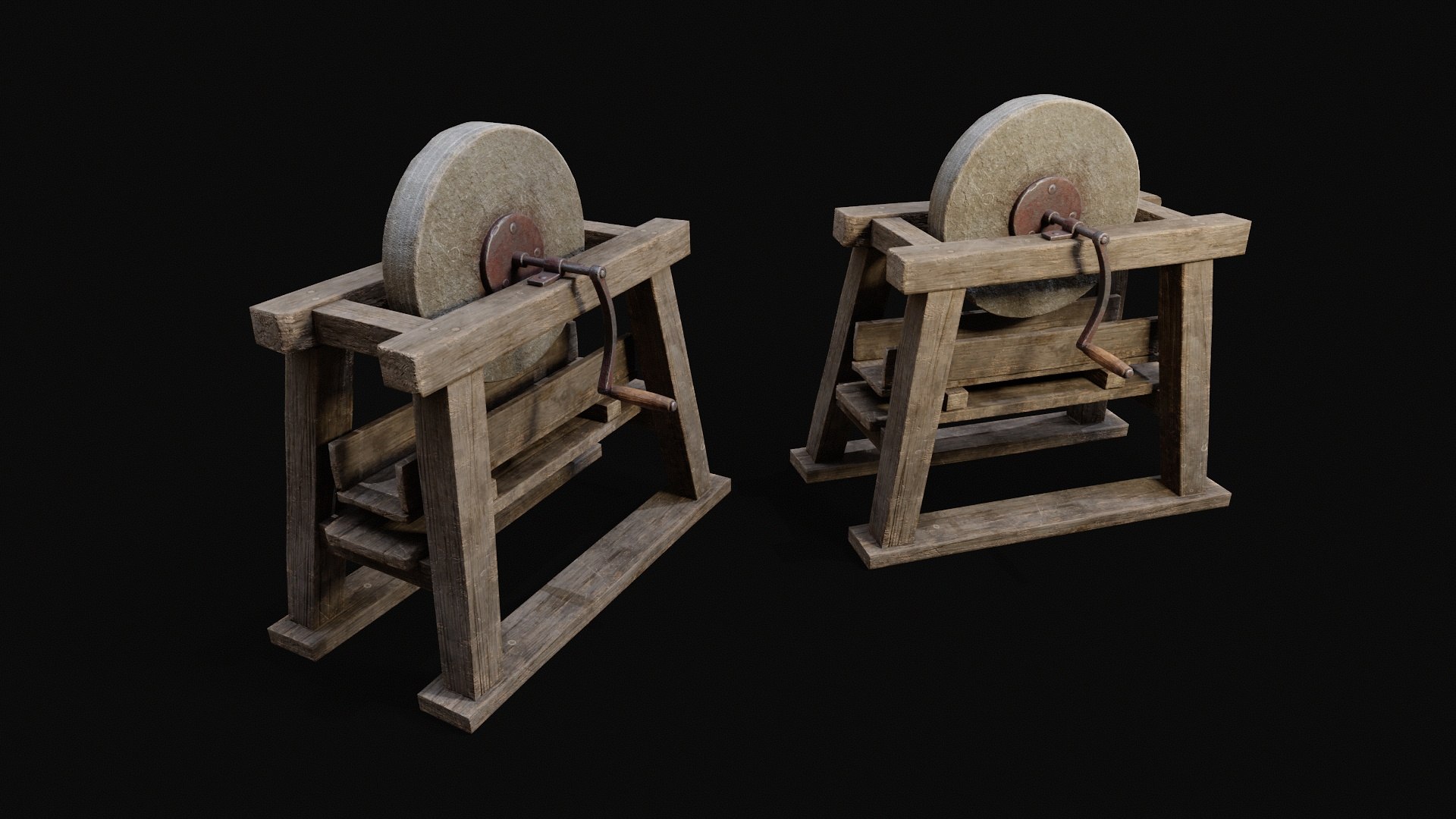 Medieval Grindstone 3D Model - TurboSquid 2344025