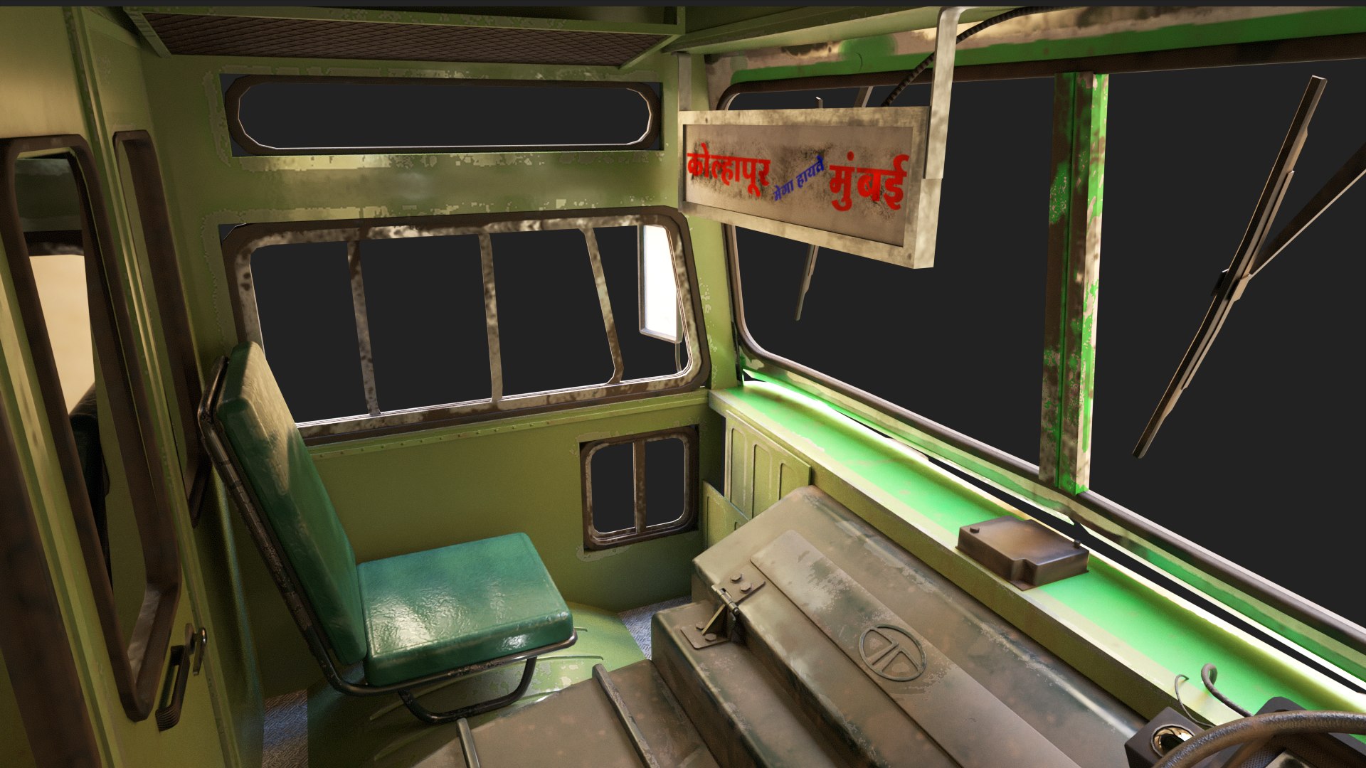 3D Indian ST Bus Collection Of 5 V2 Used Version - TurboSquid 2286528