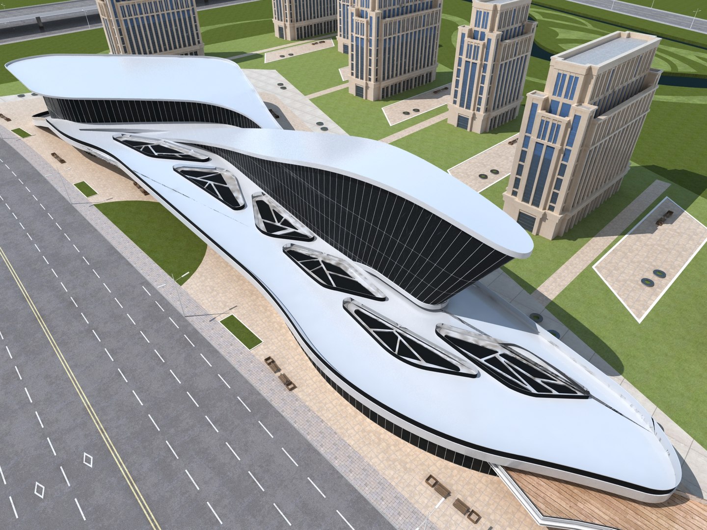 3D Museum 4 Model - TurboSquid 2075139