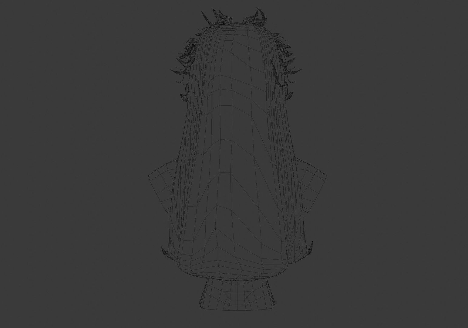 3D Female Strands Hairstyle - TurboSquid 1932568