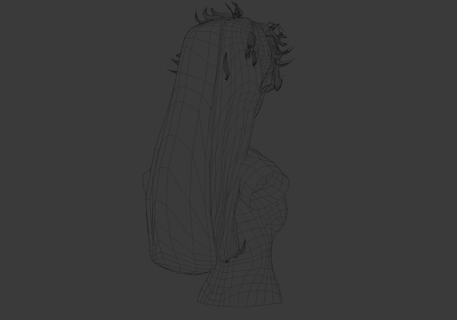 3D Female Strands Hairstyle - TurboSquid 1932568