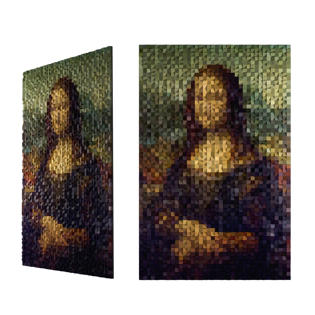 3D Mona Lisa Wall Decor Model - TurboSquid 2278240