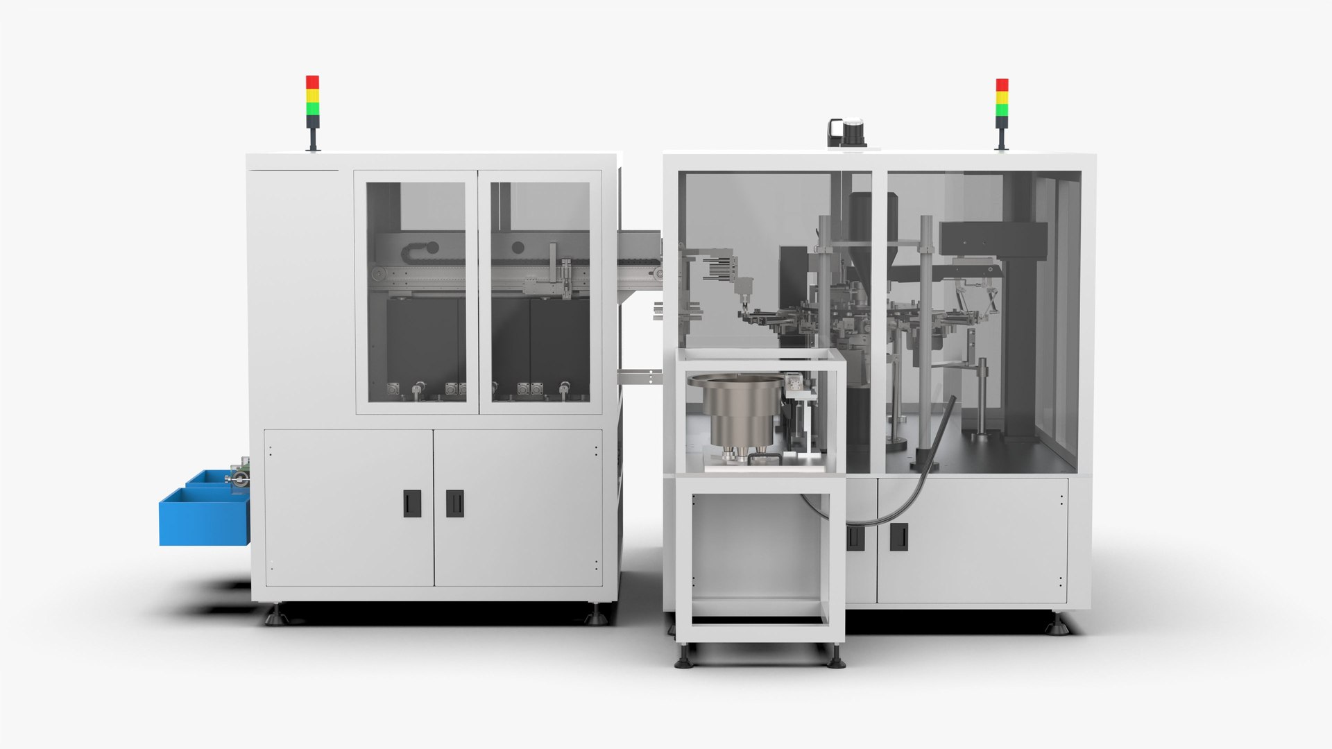 3D Model Automatic Bag Feeding Vacuum Packaging Machine - TurboSquid ...