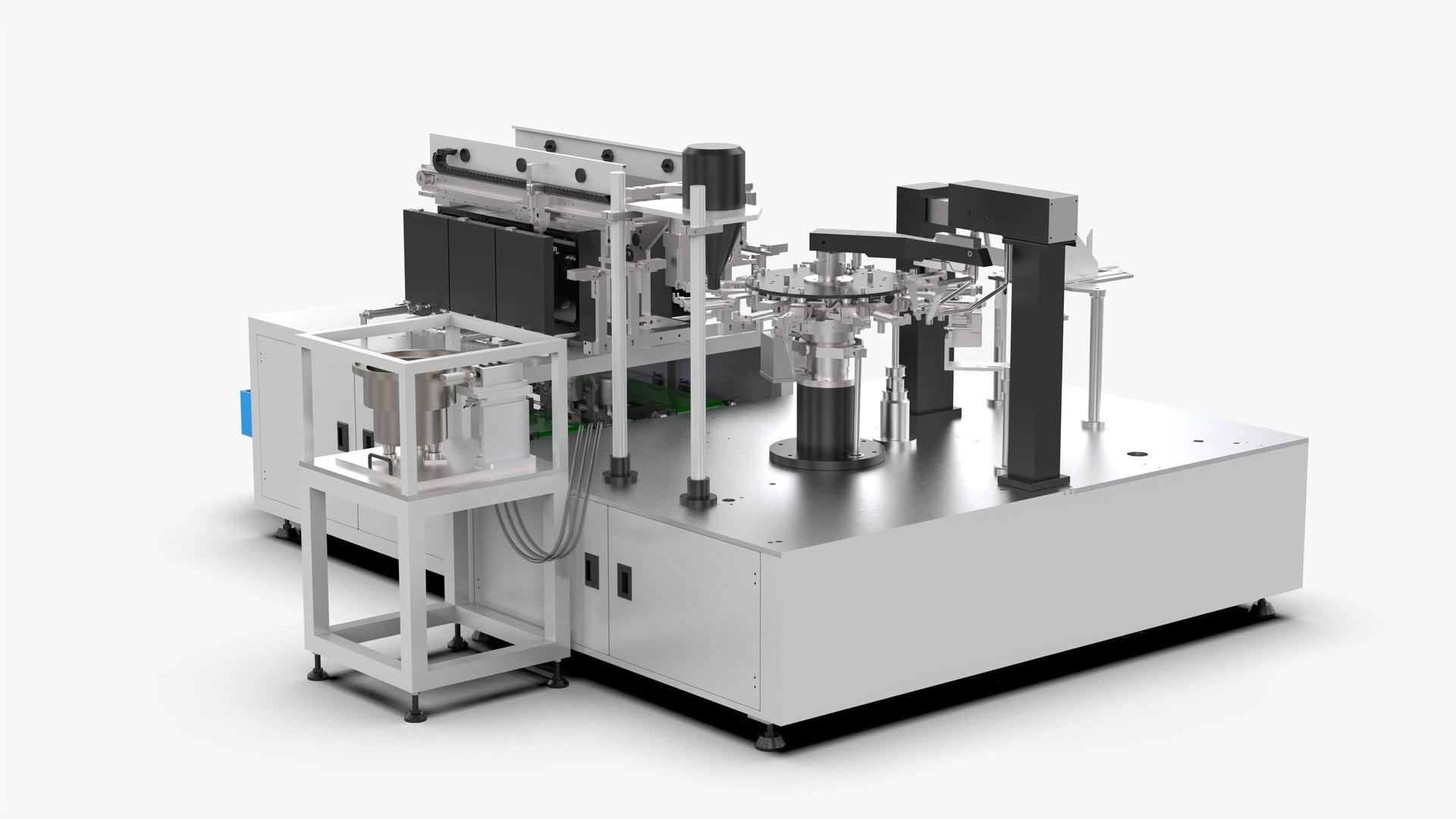 3D Model Automatic Bag Feeding Vacuum Packaging Machine - TurboSquid ...