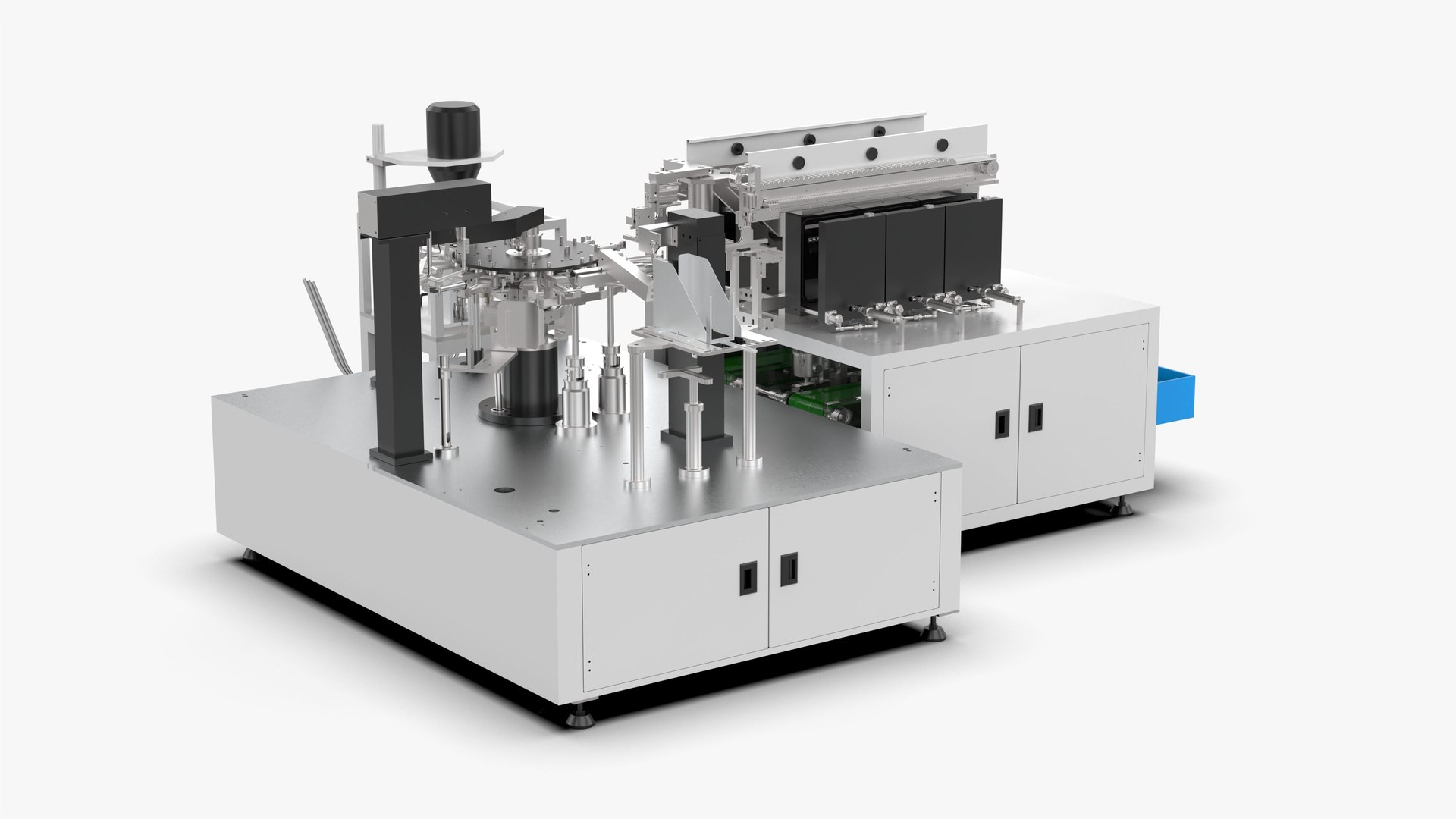 3D Model Automatic Bag Feeding Vacuum Packaging Machine - TurboSquid ...