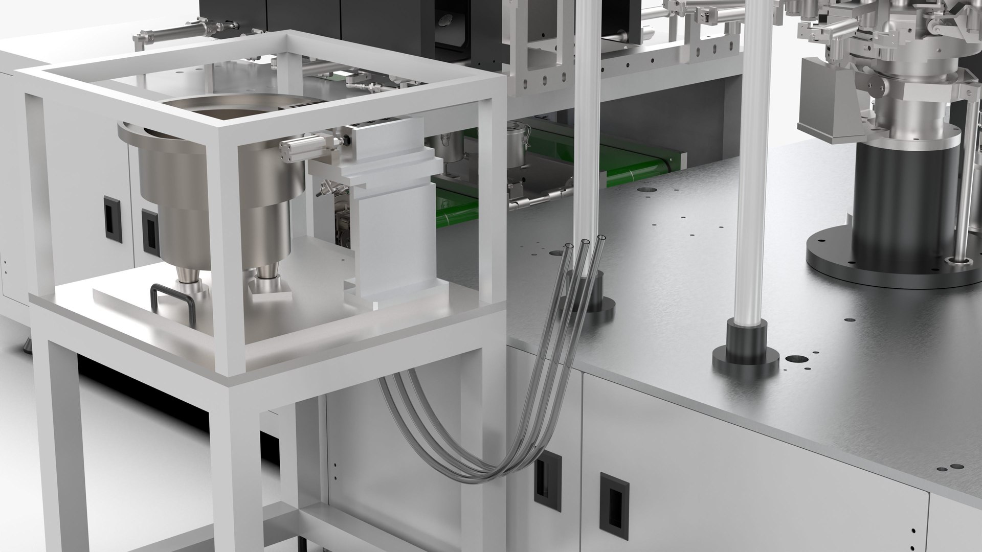 3D Model Automatic Bag Feeding Vacuum Packaging Machine - TurboSquid ...