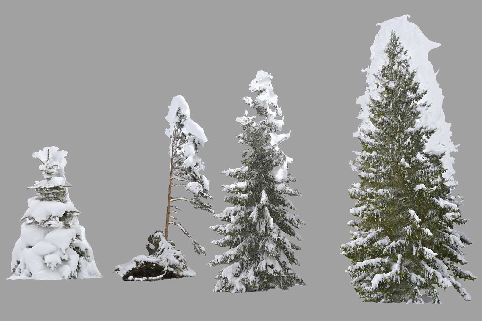 Frozen forest hd pack 3D - TurboSquid 1536828