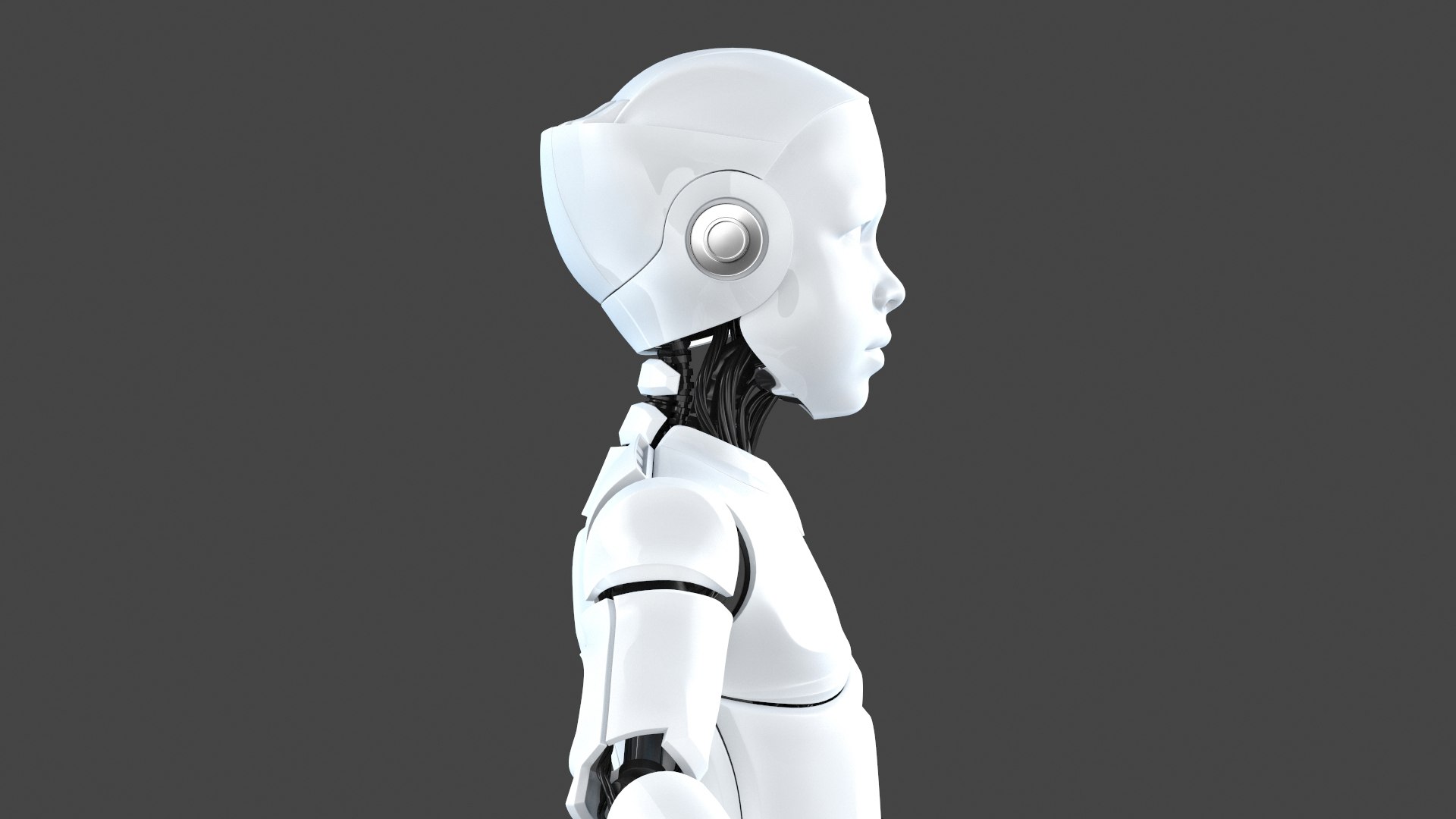 3D Children Cyborg Robot - TurboSquid 2048108
