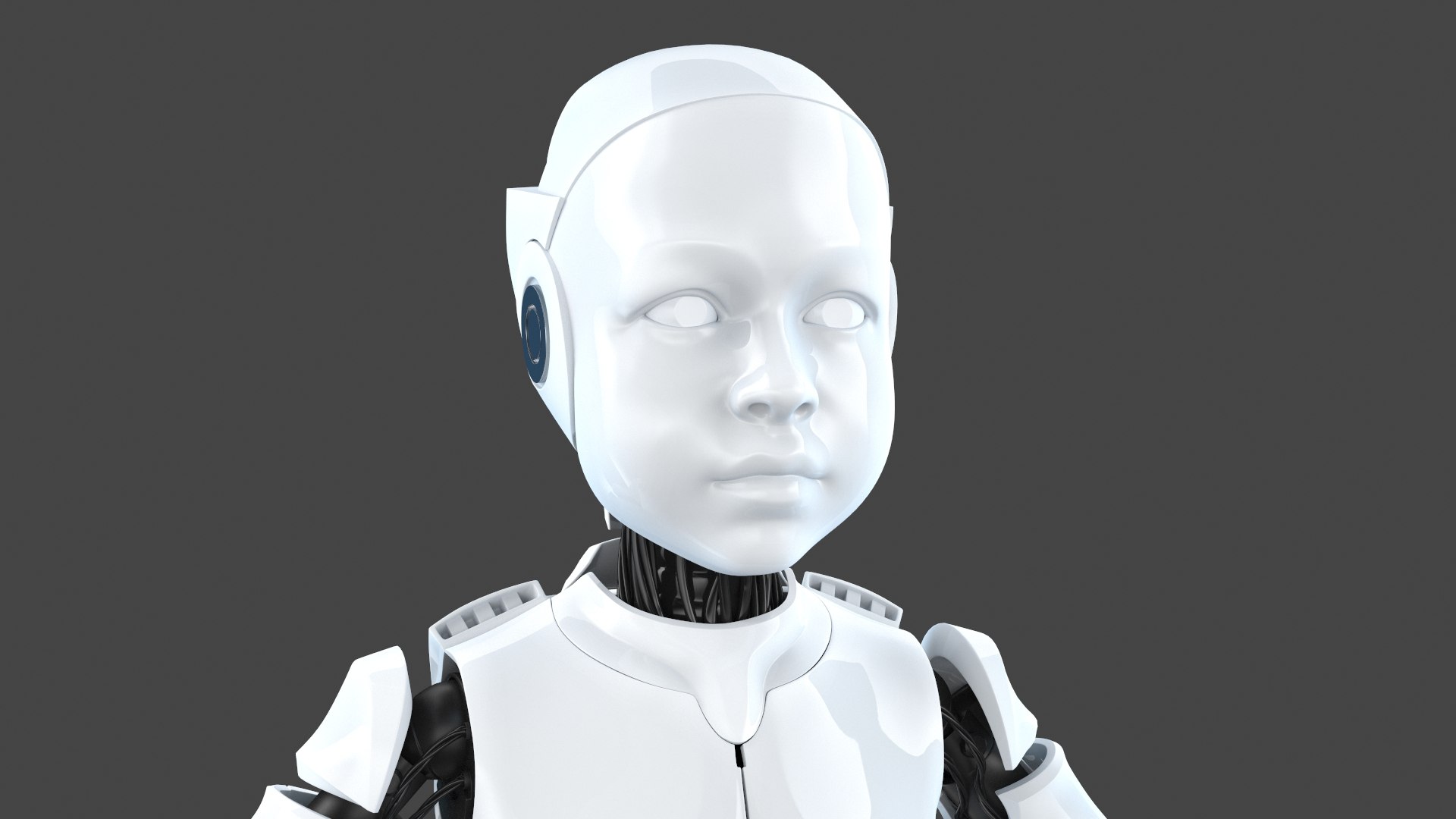 3D Children Cyborg Robot - TurboSquid 2048108