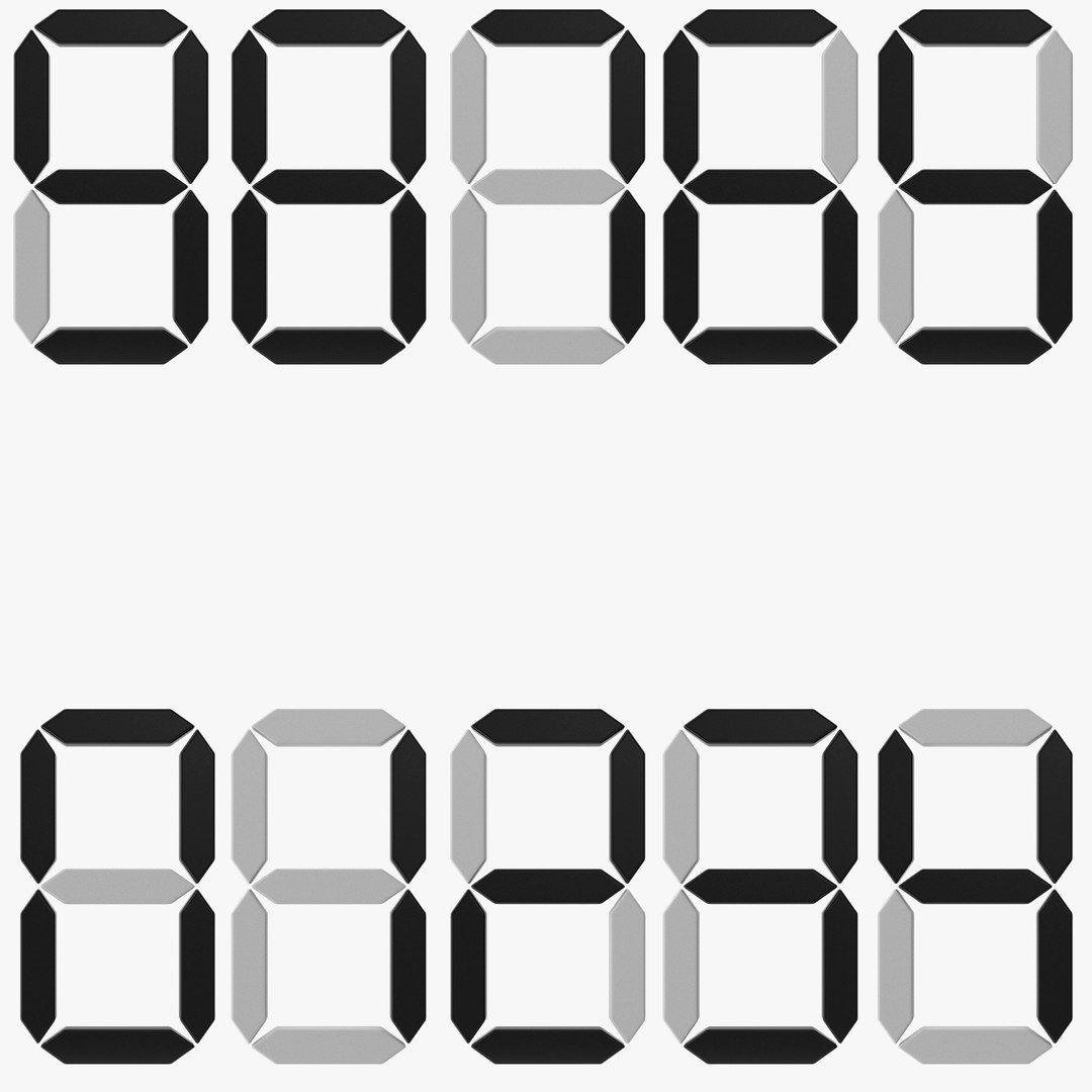 Calculator Numbers 3D Model - TurboSquid 2147275