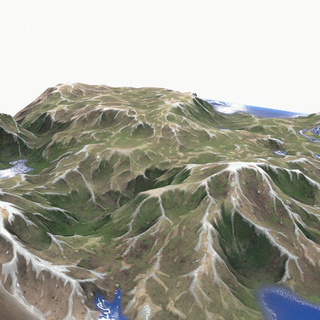 Modeled Landscape 3D Model - TurboSquid 1434410