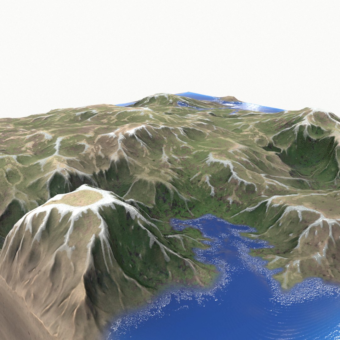 Modeled Landscape 3D Model - TurboSquid 1434410
