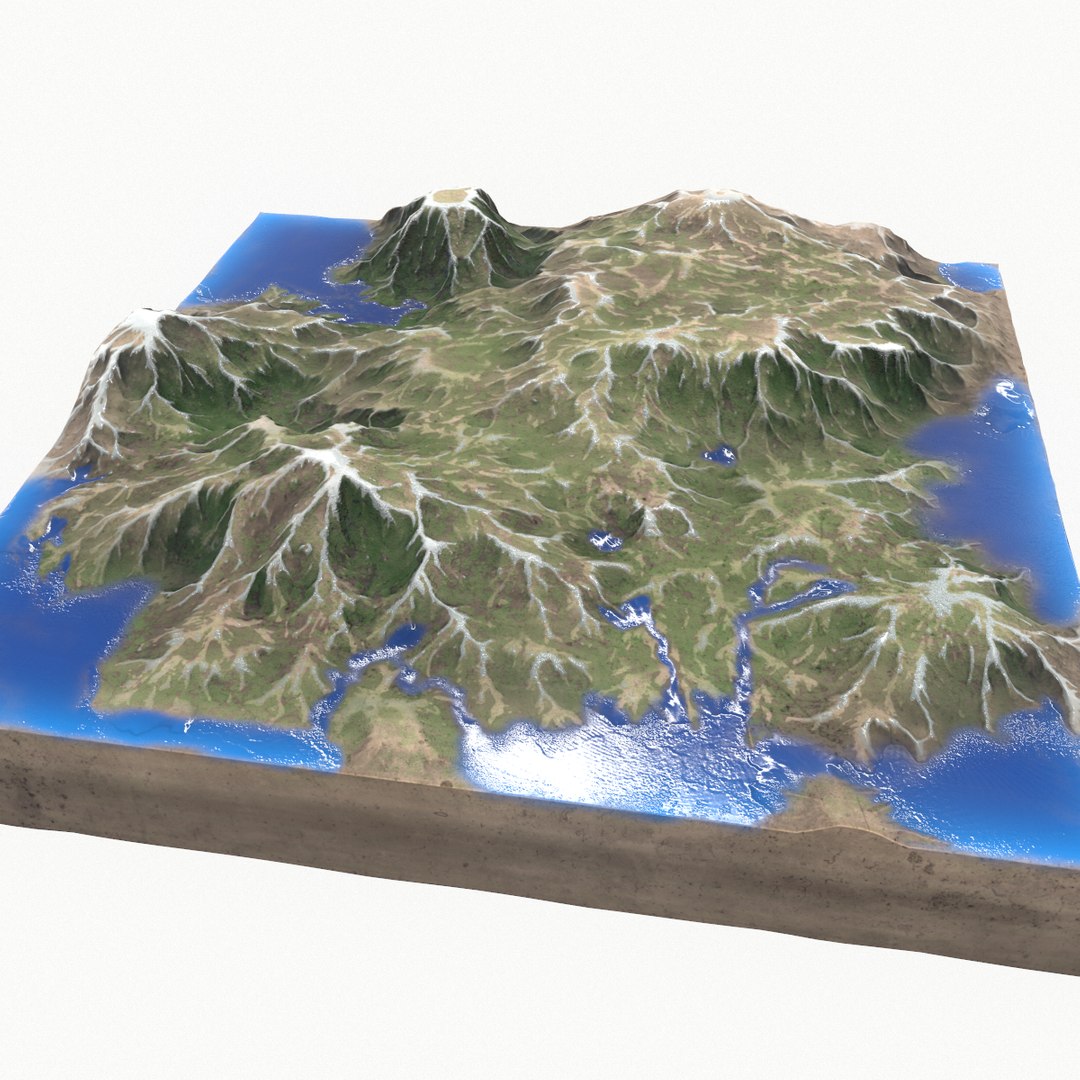 Modeled Landscape 3D Model - TurboSquid 1434410