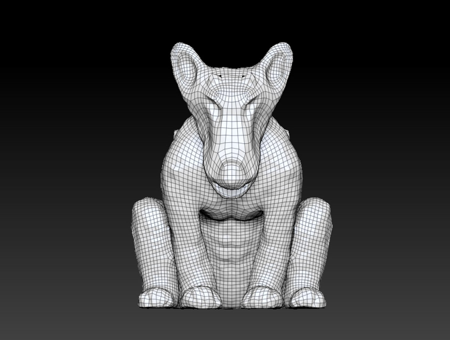 Statue Demon 3d Model