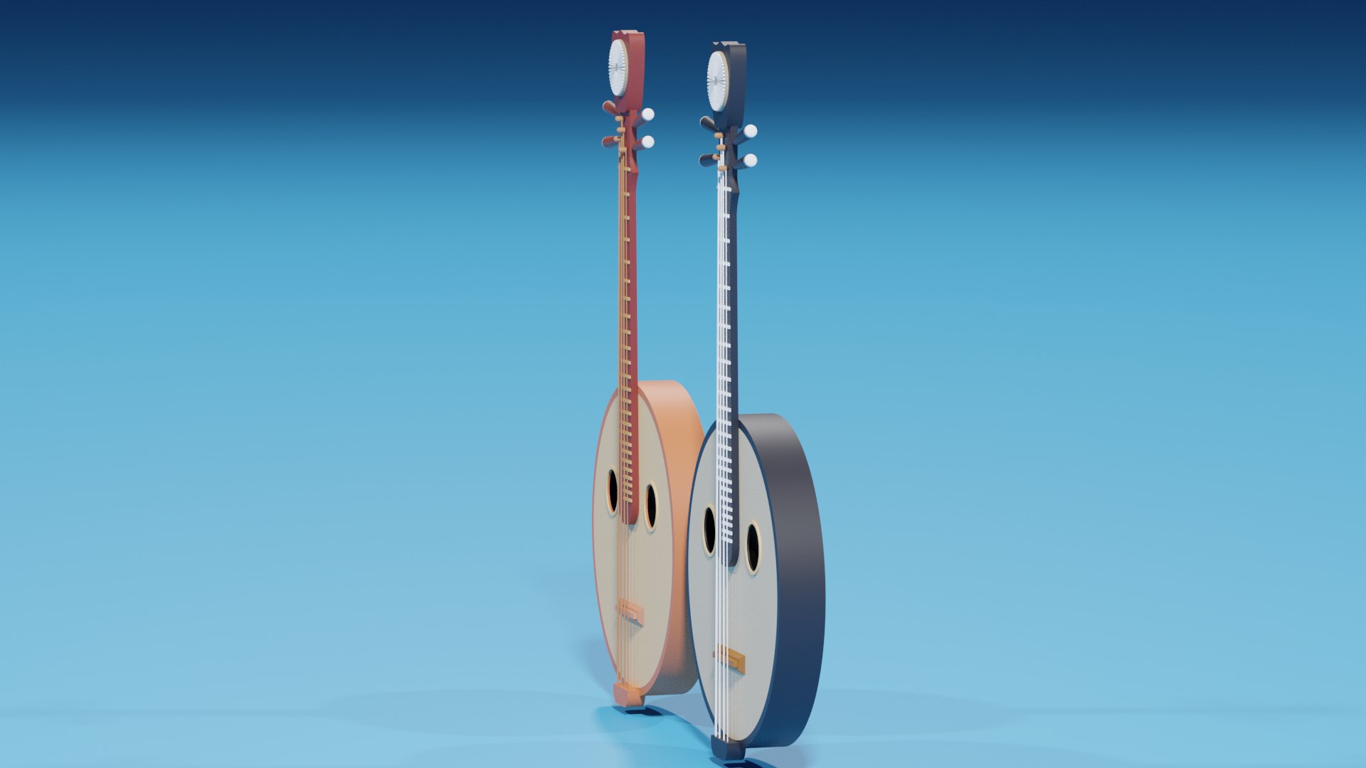 Chinese Instrument The Ruan Model - TurboSquid 2250364