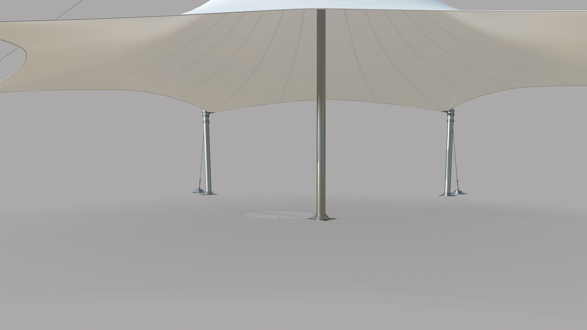 Tensile Structure Tent 3D Model - TurboSquid 2263248